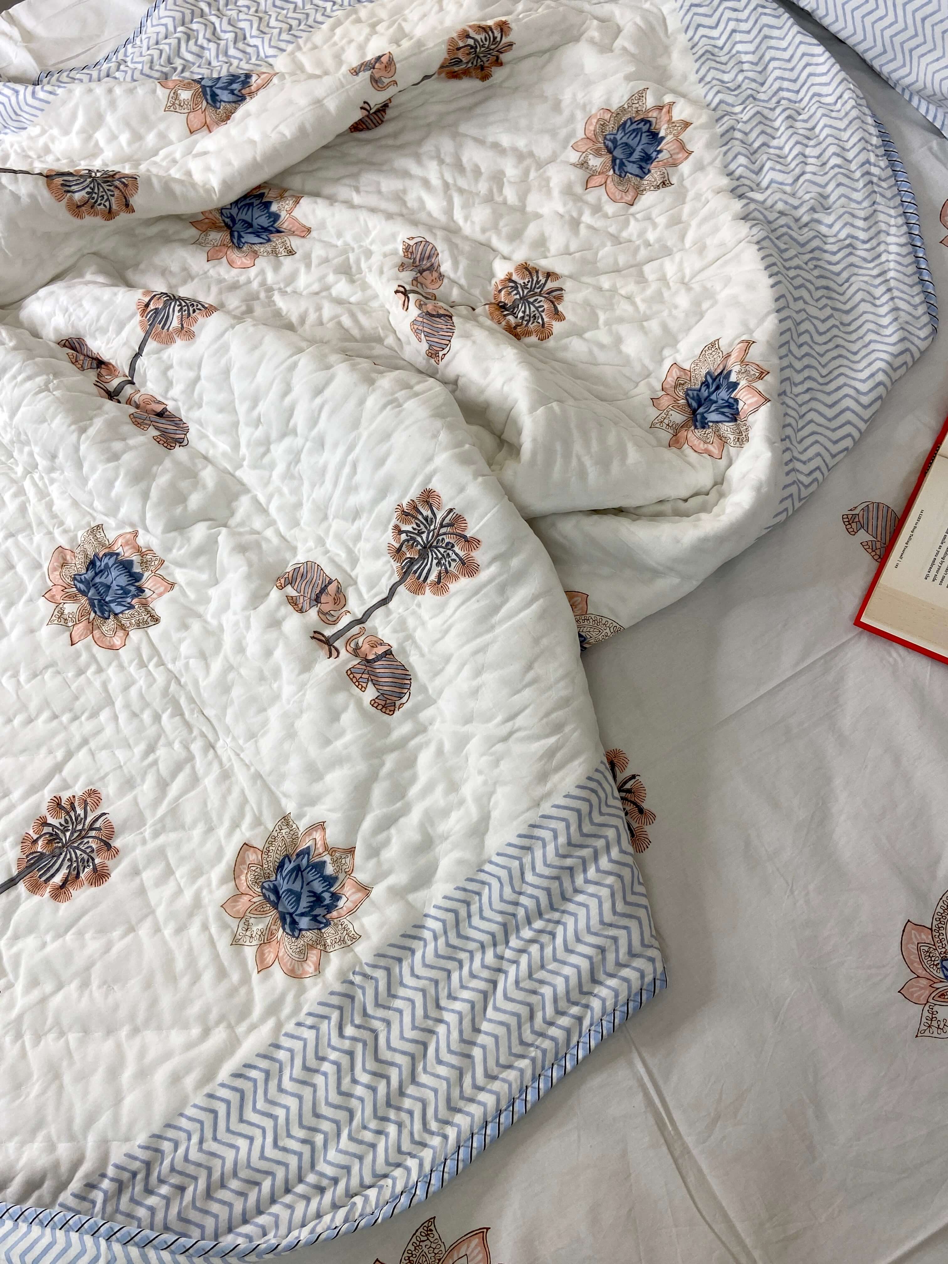 Single Bed Cotton Quilt – Nakhrro